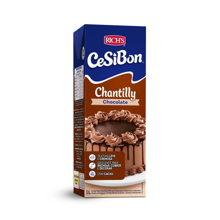 Chocolate CeSiBon | Chantilly de Chocolate | Rich's Brazil